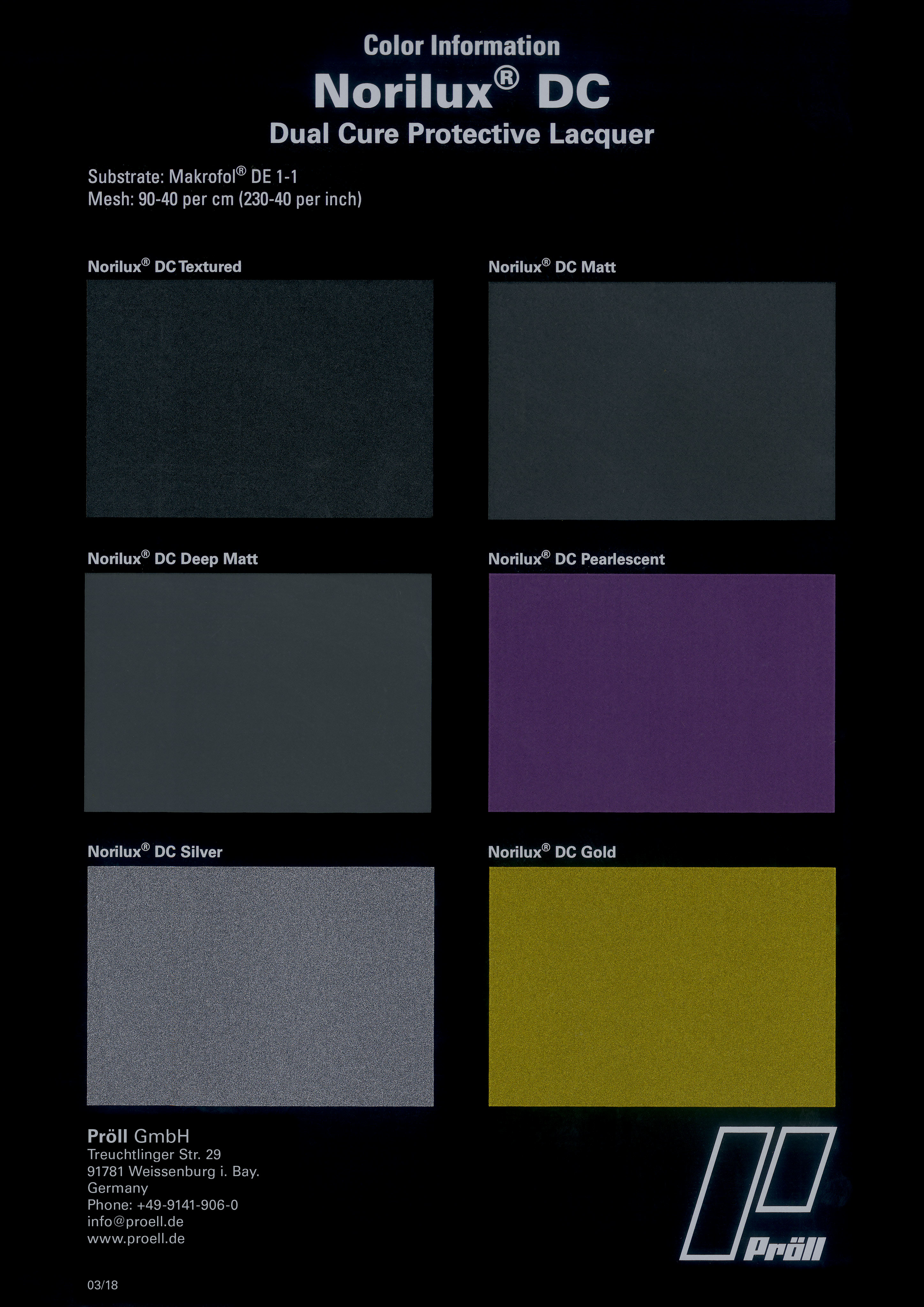 Norilux® FastCure 1 | Proell Ink Trading Shanghai Co., Ltd